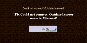 Could not Connect, Outdated Server in Minecraft