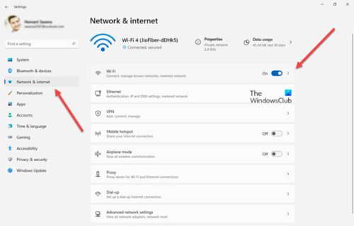 How to set a Static IP Address in Windows 11