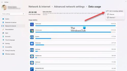 Limit, Monitor, Manage Internet Data Usage on Windows 11