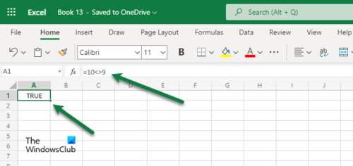 How to type Does Not Equal sign on keyboard in Windows 11