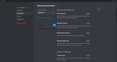 How to make a Channel Read Only in Discord