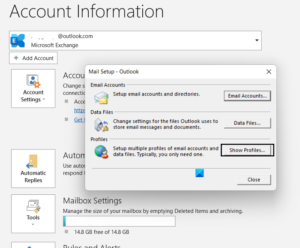 Fix The set of folders cannot be opened Outlook error