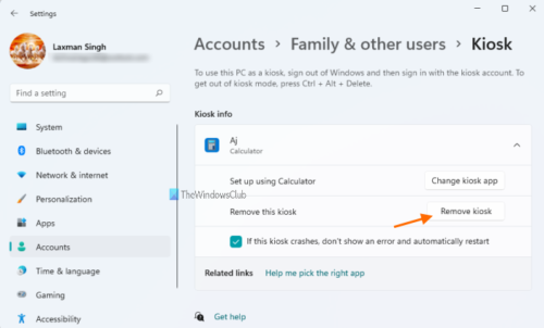 How to set up Kiosk Mode in Windows 11 using Assigned Access