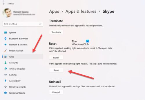 Skype not sending messages in Windows 11/10