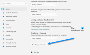 How to use Storage Sense in Windows 11 to free up disk space