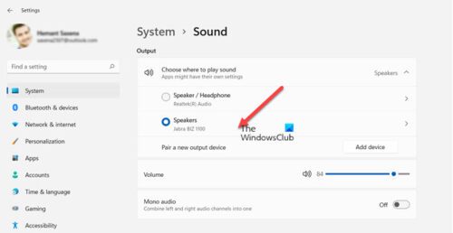 How to set up and use a Headphone on Windows 11 PC