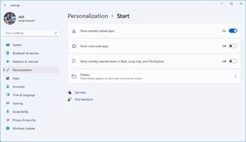 Windows 11 Personalization Settings to customize your PC
