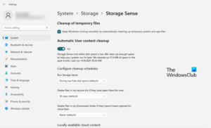 How to use Storage Sense in Windows 11 to free up disk space