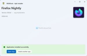 WSATools is an APK installer for Windows Subsystem for Android