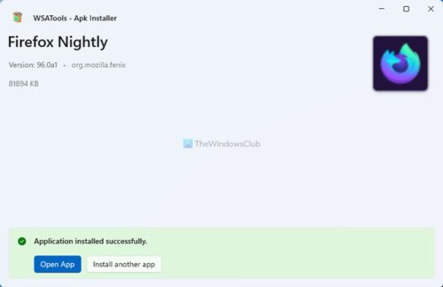 WSATools is an APK installer for Windows Subsystem for Android