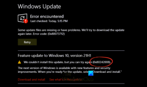 Fix 0x80242008 Windows Update Error Code