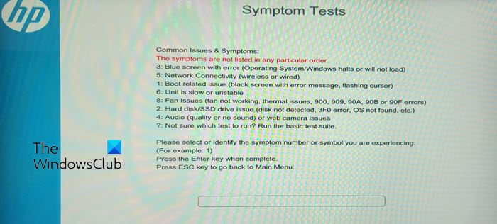 Using HP PC Hardware Diagnostics UEFI on Windows 11/10