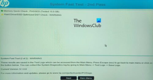 Using HP PC Hardware Diagnostics UEFI on Windows 11/10