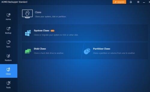 AOMEI Backupper Standard: Free backup software for Windows 11