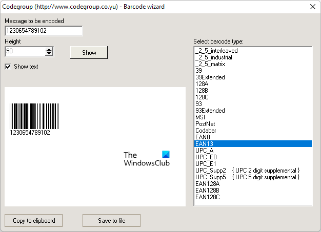 Best free Barcode Generator software and online tools for PC