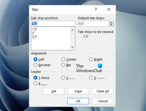 How to set up and use Tab Stops in Microsoft Word