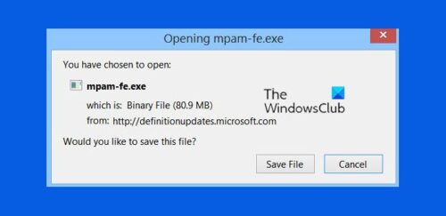 How to manually update Windows Defender in Windows 11/10 How to manually update Windows Defender in Windows 11/10