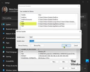 INTERNAL ERROR: Cannot create temporary directory [Fix]
