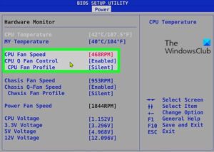 Processor Fan Error Code 2000-0511 on Windows computer