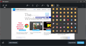 How to take and edit screenshots in Opera browser on PC