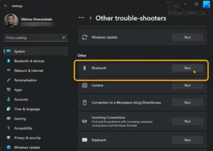 This Bluetooth device or computer cannot process files of this type
