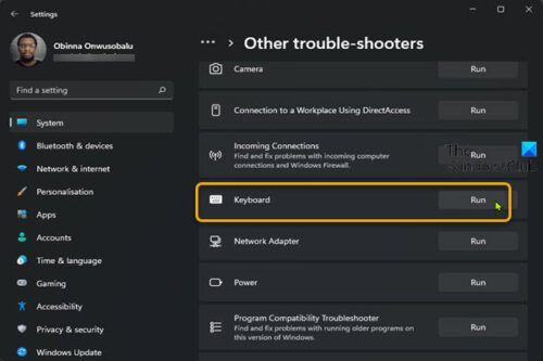 Esc key not working in Windows 11