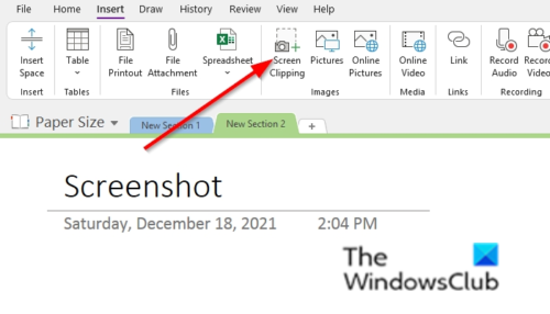 How to use the built-in Screenshot tool in Office programs