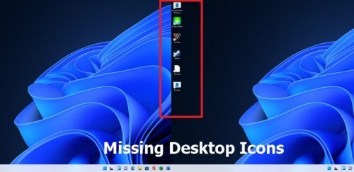 Desktop icons not showing in Windows 11/10