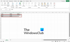 How to Spell Check specific regions or parts in Excel