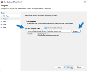 How to block an application from accessing the internet in Windows
