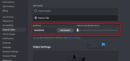 How to enable Push to Talk on Discord