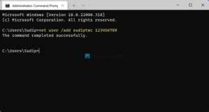 How to create new Local Account in Windows 11