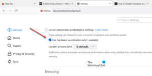How to fix Firefox screen goes black in Windows 11/10 issue