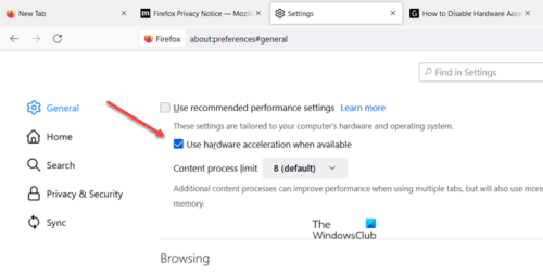 How to fix Firefox screen goes black in Windows 11/10 issue
