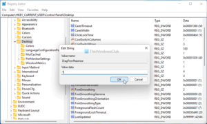 Enable or disable Drag maximized window in Windows 11/10