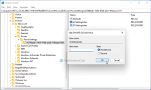 Enable or disable Require Sign in on Wakeup in Windows 11