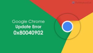 Chrome Error 7: 0x80072EE7 while installing or updating it