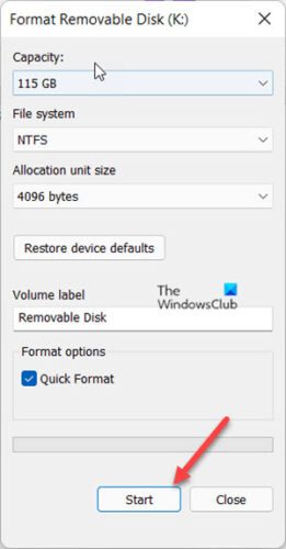 Create Keyboard Shortcut to open USB Drive in Windows 11