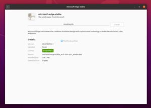 How to install and uninstall Microsoft Edge on Linux