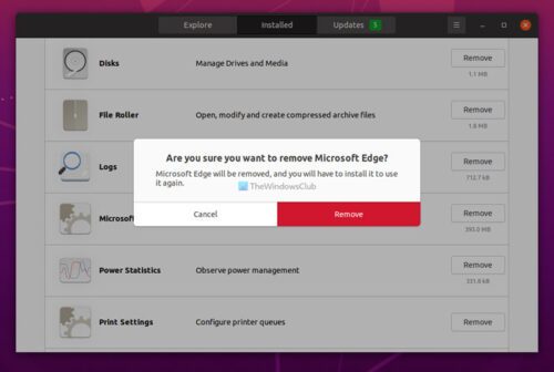 How to install and uninstall Microsoft Edge on Linux