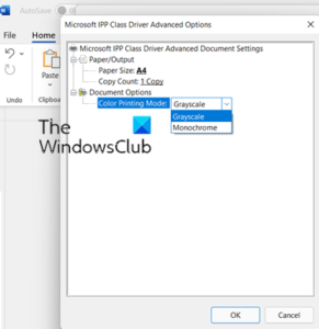 Printer not printing in color on Windows 11/10