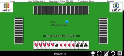 Play Hearts online multiplayer free at these places