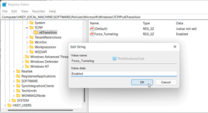 How to route all Traffic through the Internal Network in Windows 11