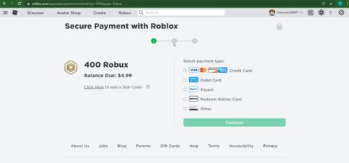 How to buy Robux in India on PC