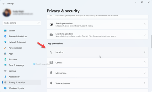 How to set or change Default Location in Windows 11
