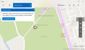 How to set Default Location of your PC in Windows 11