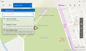 How to set Default Location of your PC in Windows 11