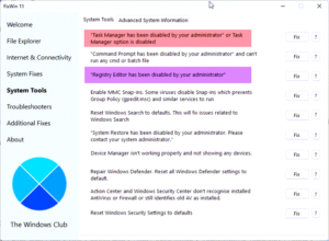 Task Manager Disabled, Regedit Disabled, Folder Options Missing