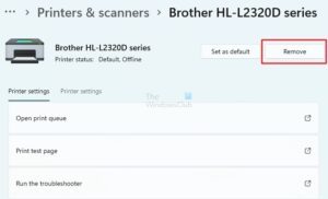 Printer showing as Unspecified device on Windows computer
