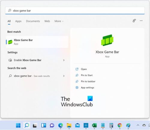 How to use the Xbox Game Bar in Windows 11